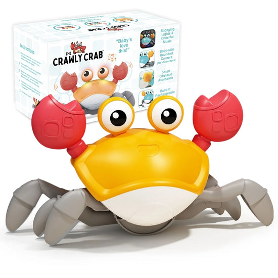 Crawly Craby - Tummy Time Baby Toy Solution